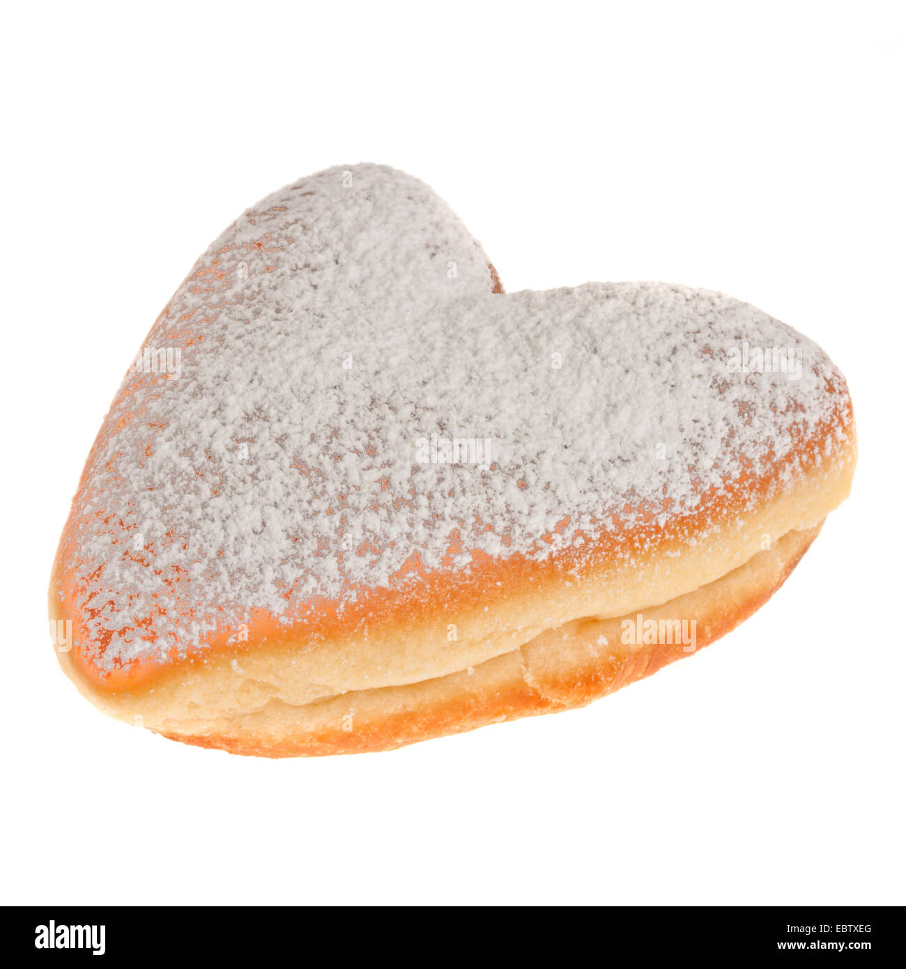 heart shaped jelly donut Stock Photo - Alamy