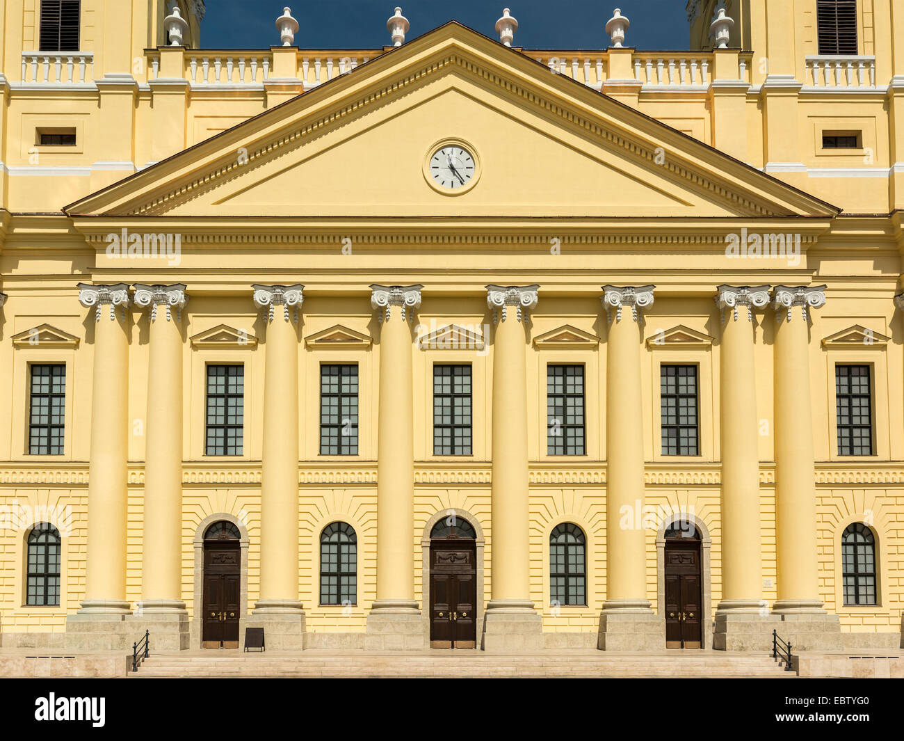 The Reformed Protestant Great Church is located downtown the city of ...