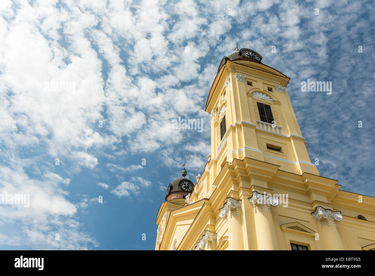 The Reformed Protestant Great Church is located downtown the city of ...