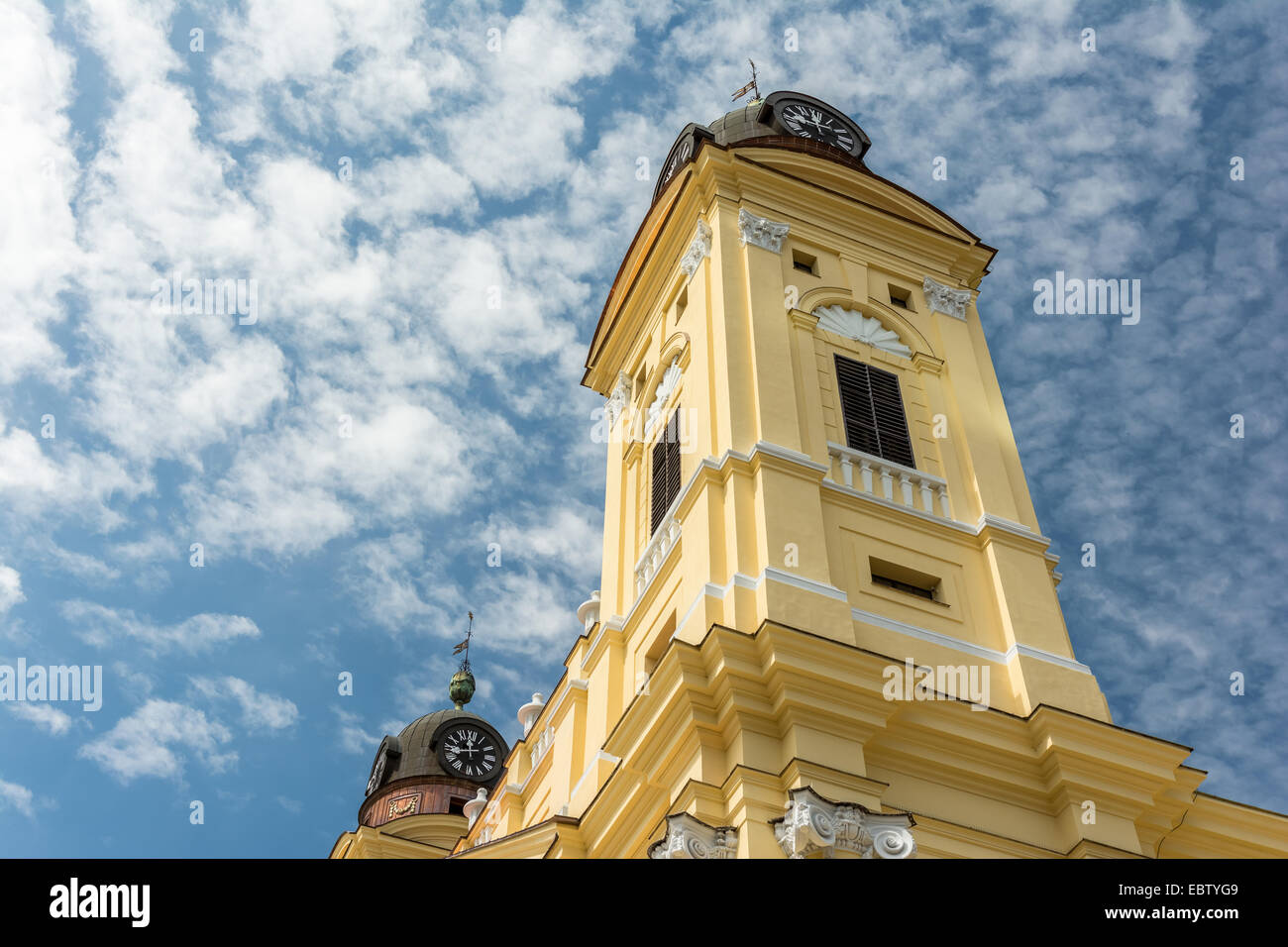 The Reformed Protestant Great Church is located downtown the city of ...