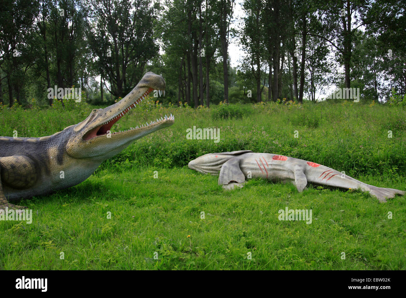 Supercroc (Sarcosuchus imperator), largest crocodile like reptile ever ...