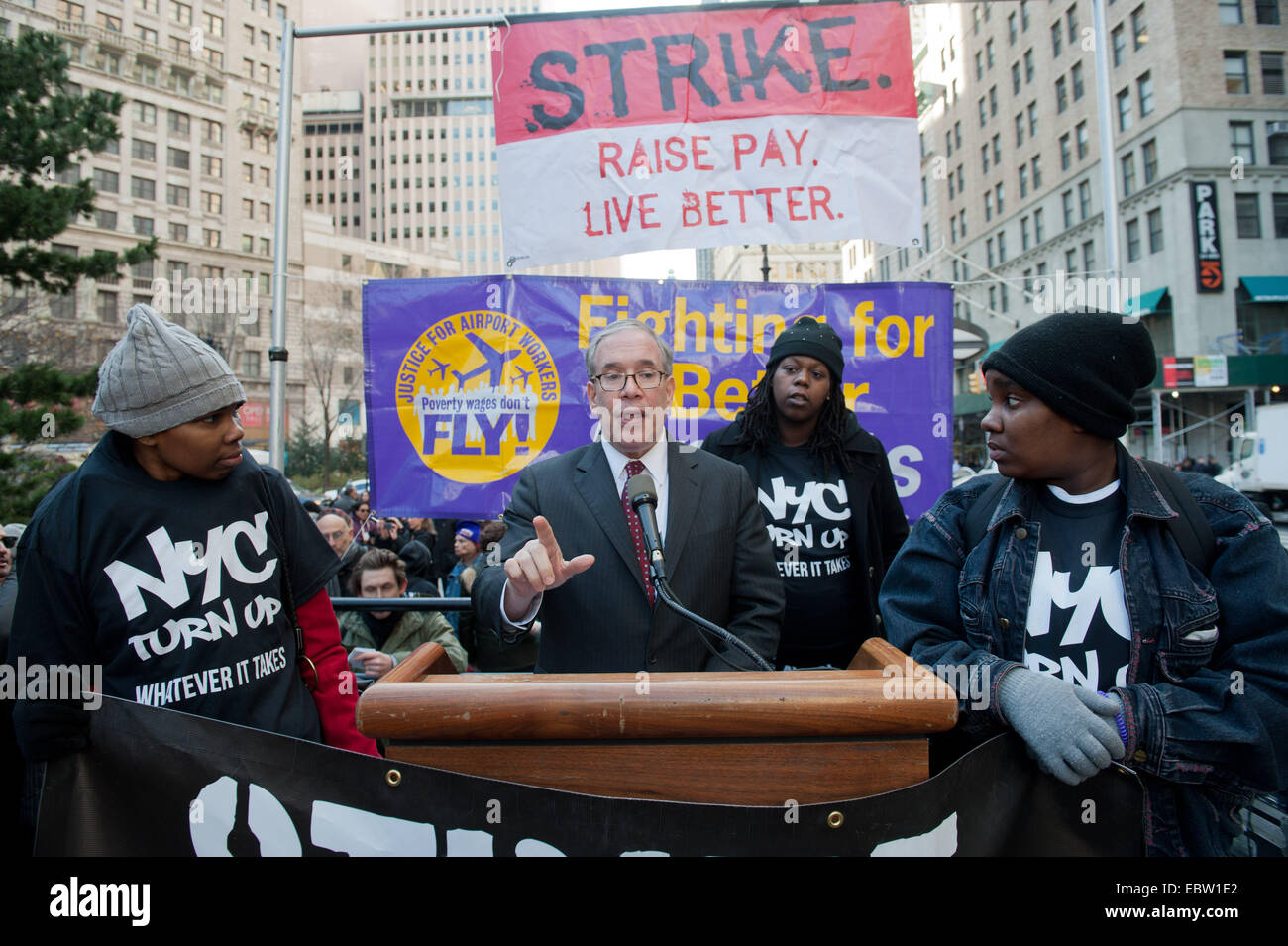 Manhattan, New York, USA. 4th Dec, 2014. NYC Comptroller SCOTT STRINGER ...