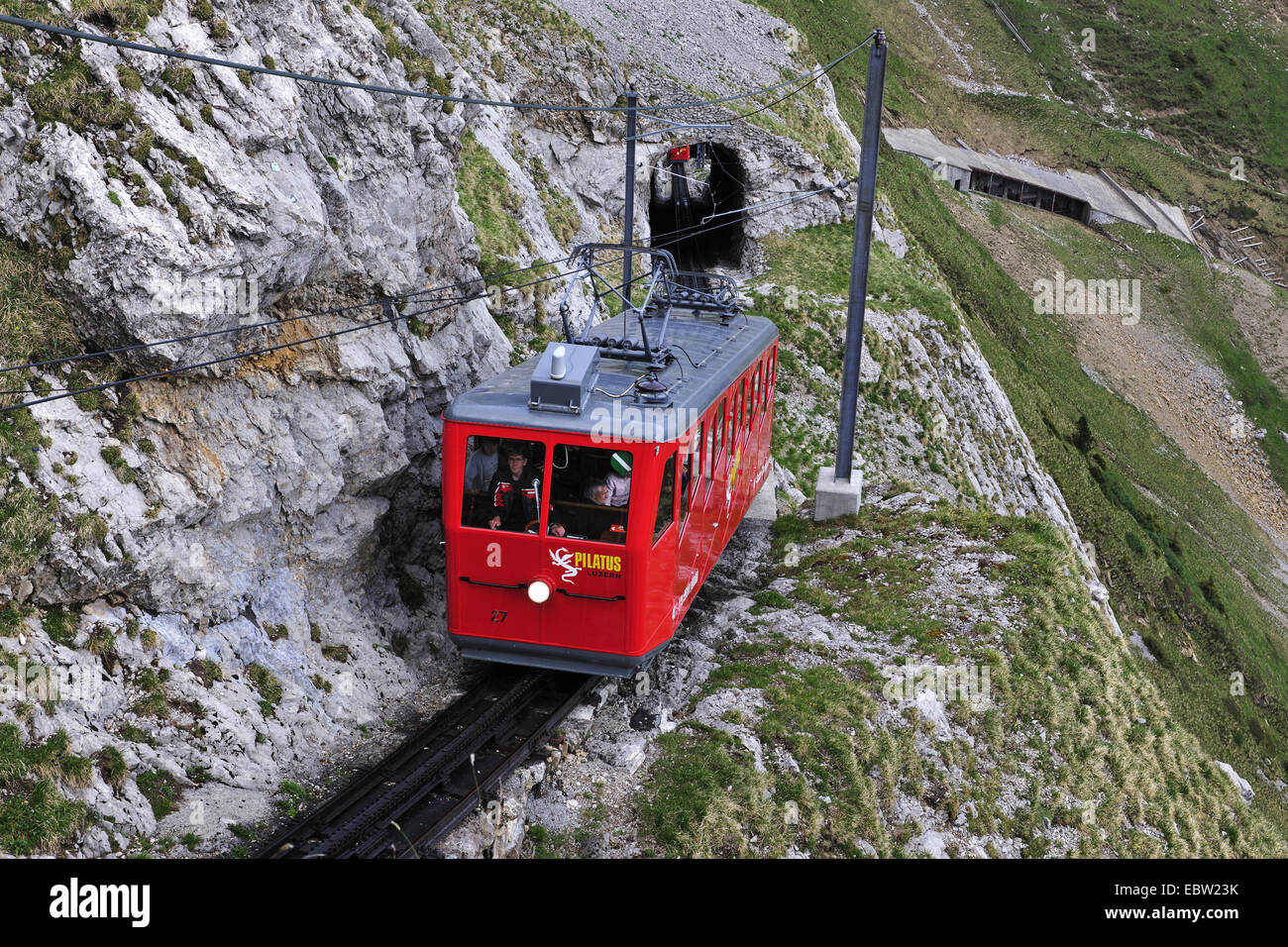 Cog Railway To Pilatus Mountain High Resolution Stock Photography and ...