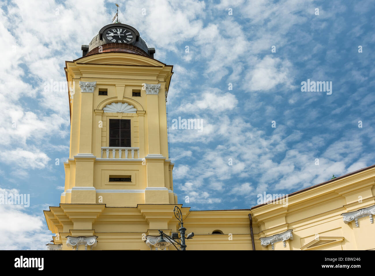 The Reformed Protestant Great Church is located downtown the city of ...