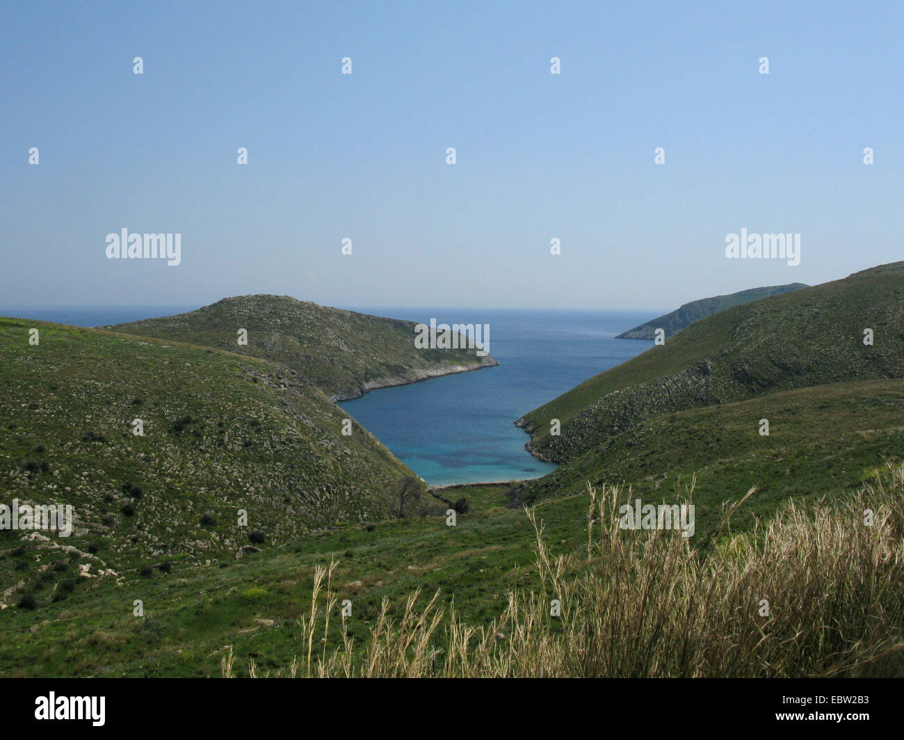 coastal landscape on Mani peninsula, Greece, Peloponnes, Mani Stock ...
