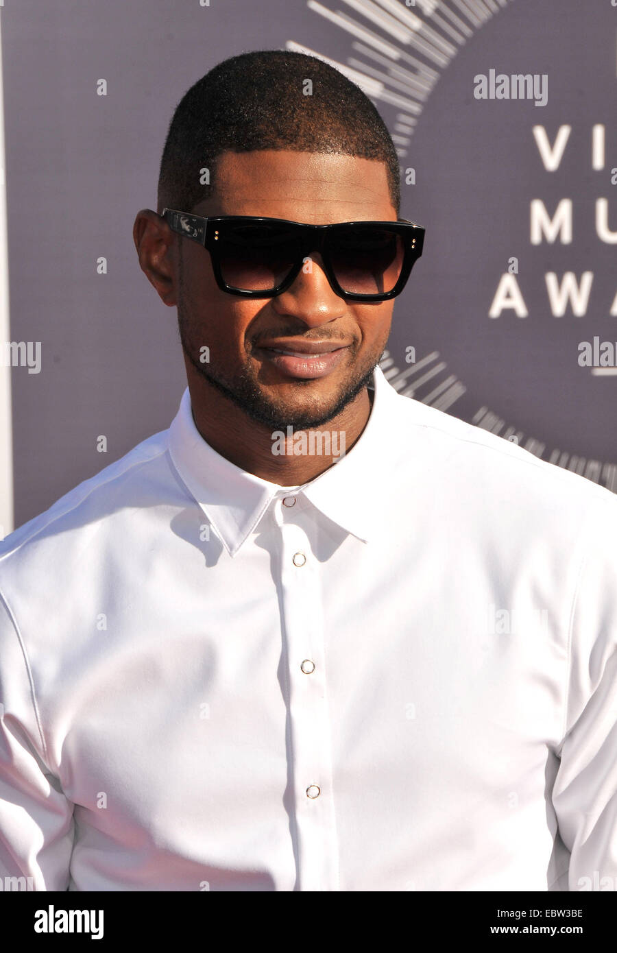 Los Angeles, CA. USA. Usher at the 2014 MTV Video Music Awards, at The ...