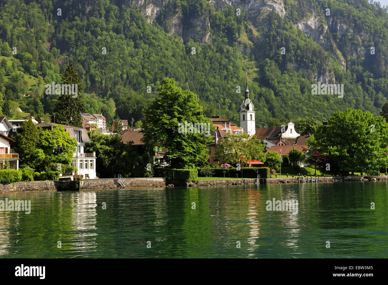 Vitznau at Lake Lucerne, Switzerland Stock Photo - Alamy