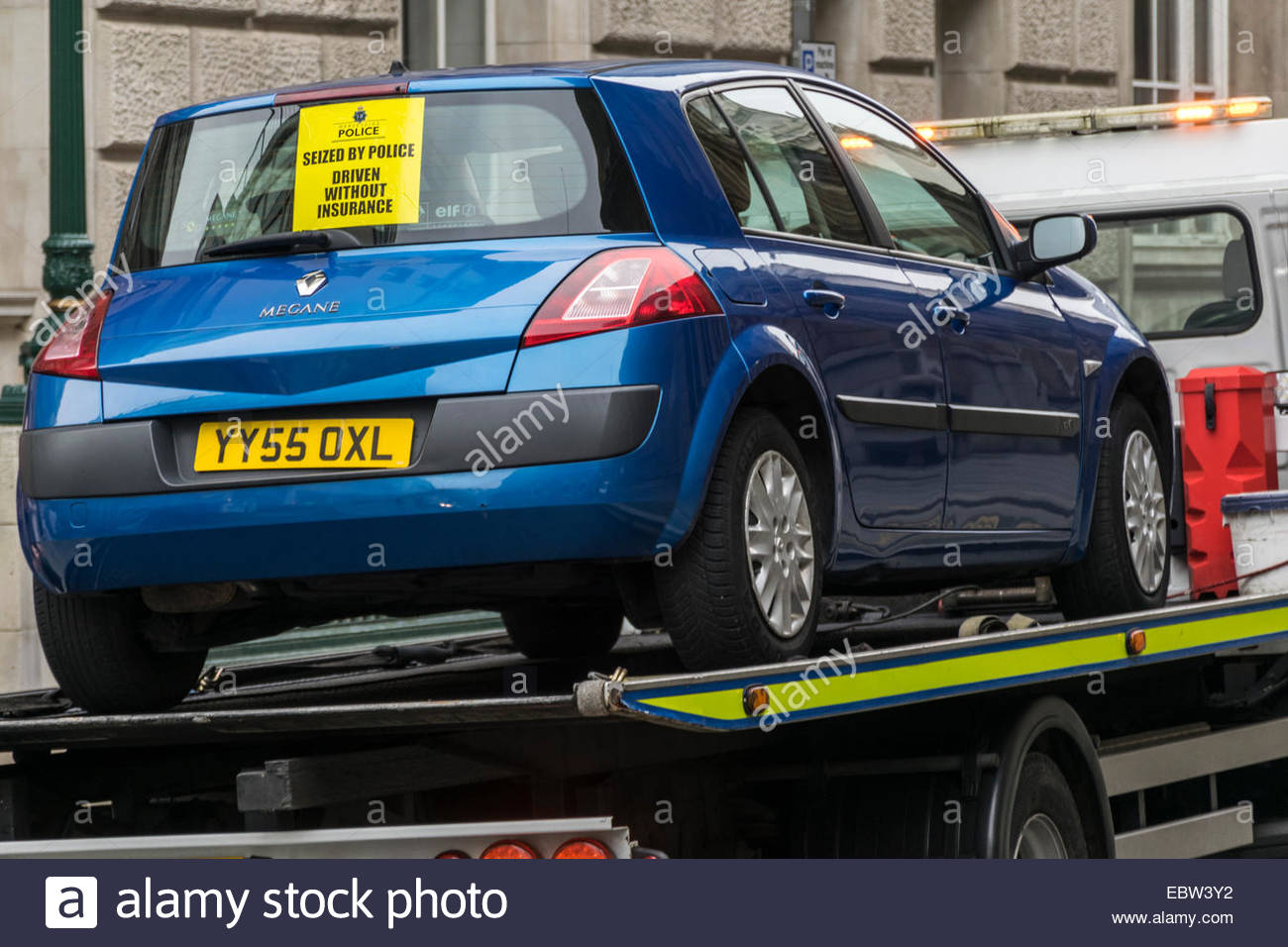Back Of A Police Car High Resolution Stock Photography and Images - Alamy