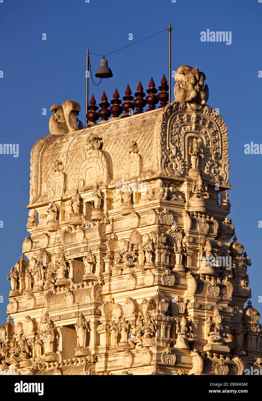 Hindu temple Sri Kamadchi Ampal, Germany, North Rhine-Westphalia, Ruhr ...