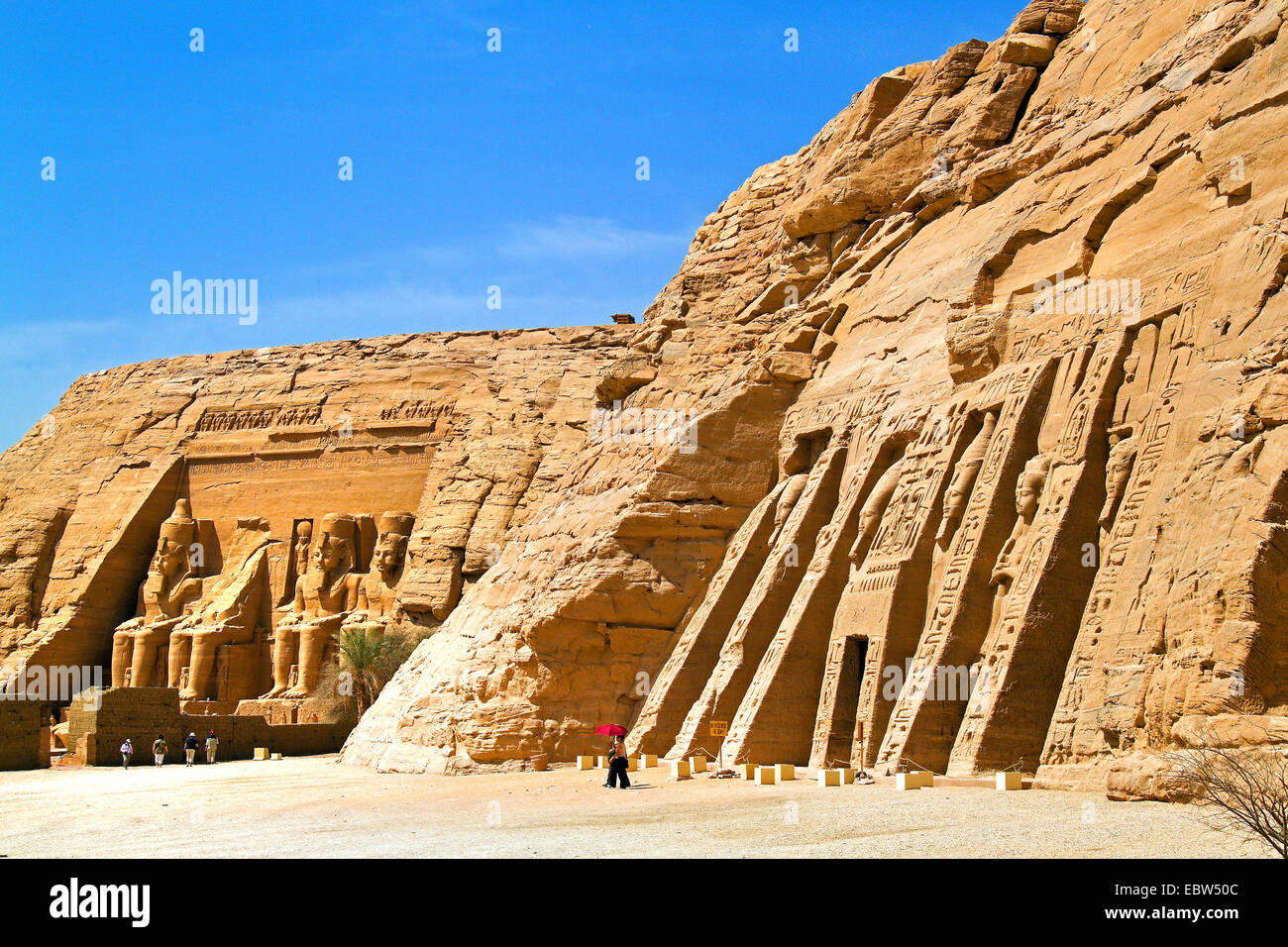 Abu Simbel temples, Egypt, Abu Simbel Stock Photo - Alamy