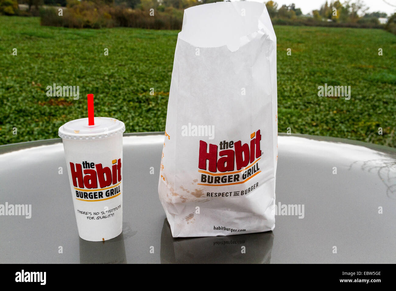 The Habit burger Grill in Stockton California Stock Photo - Alamy