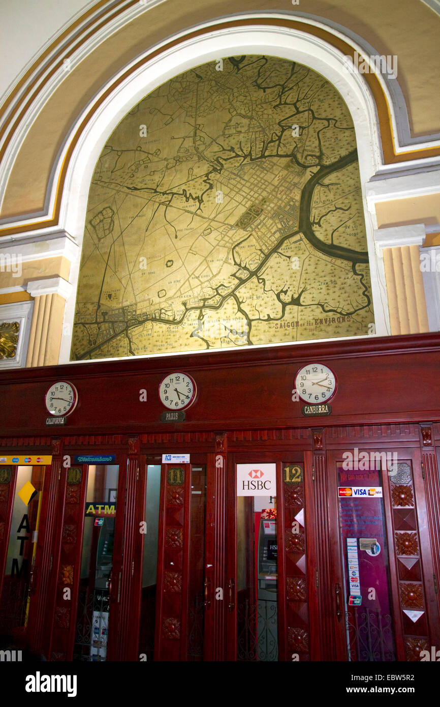 Ho chi minh city post office interior hi-res stock photography and ...