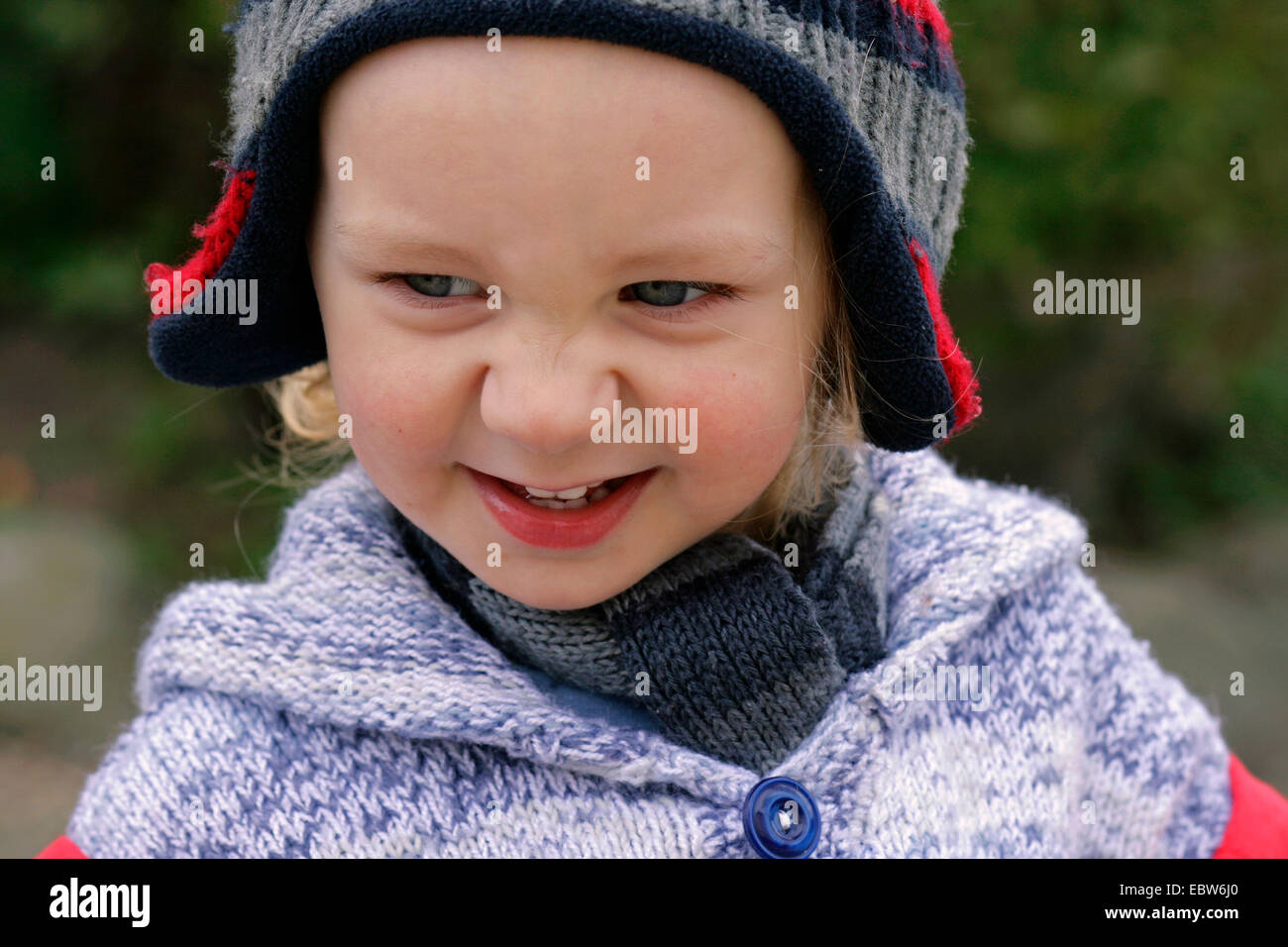 little boy have fun and puckering up the lips Stock Photo - Alamy