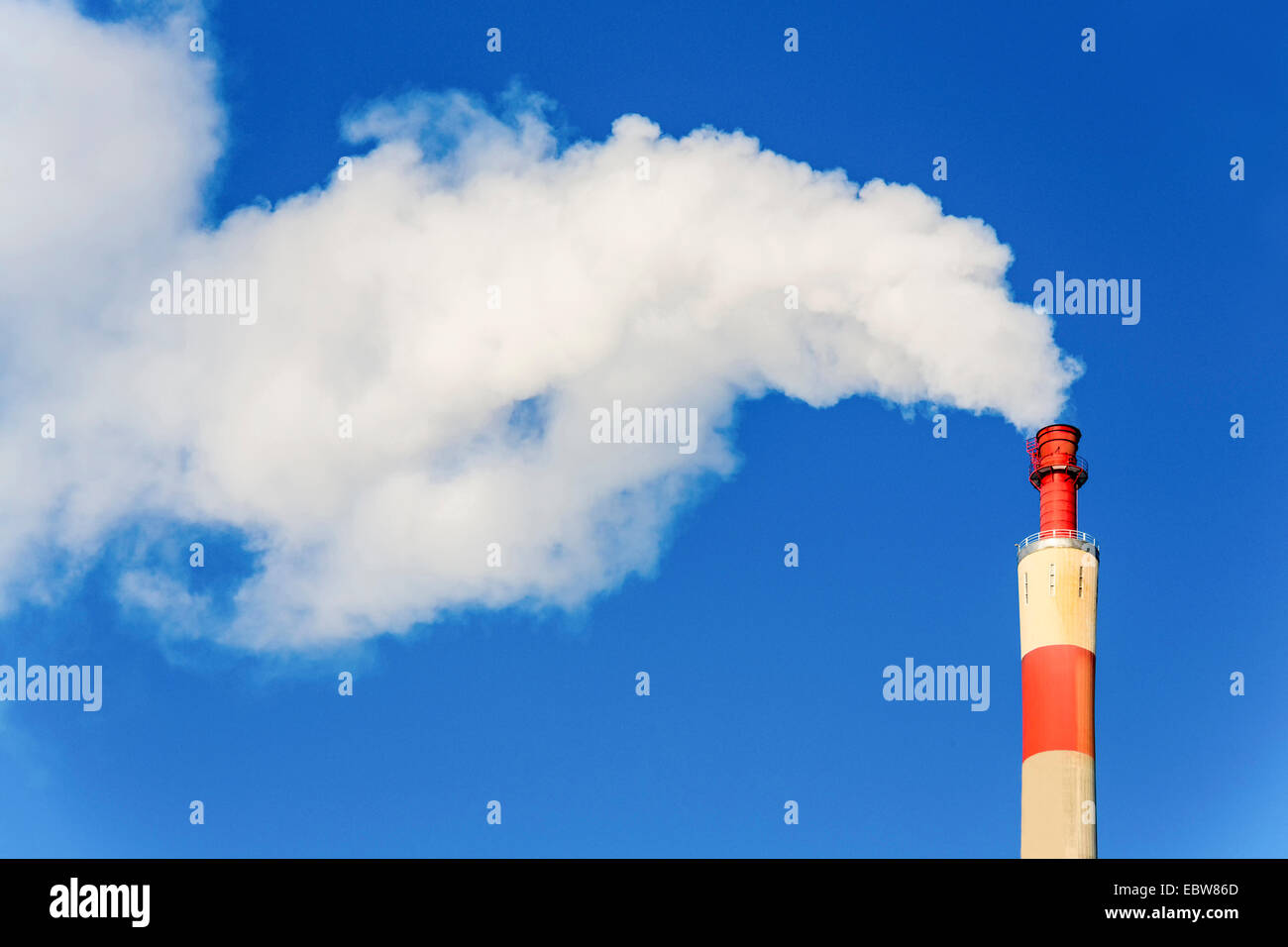 smoking chimney stack, Austria, Vienna Stock Photo - Alamy