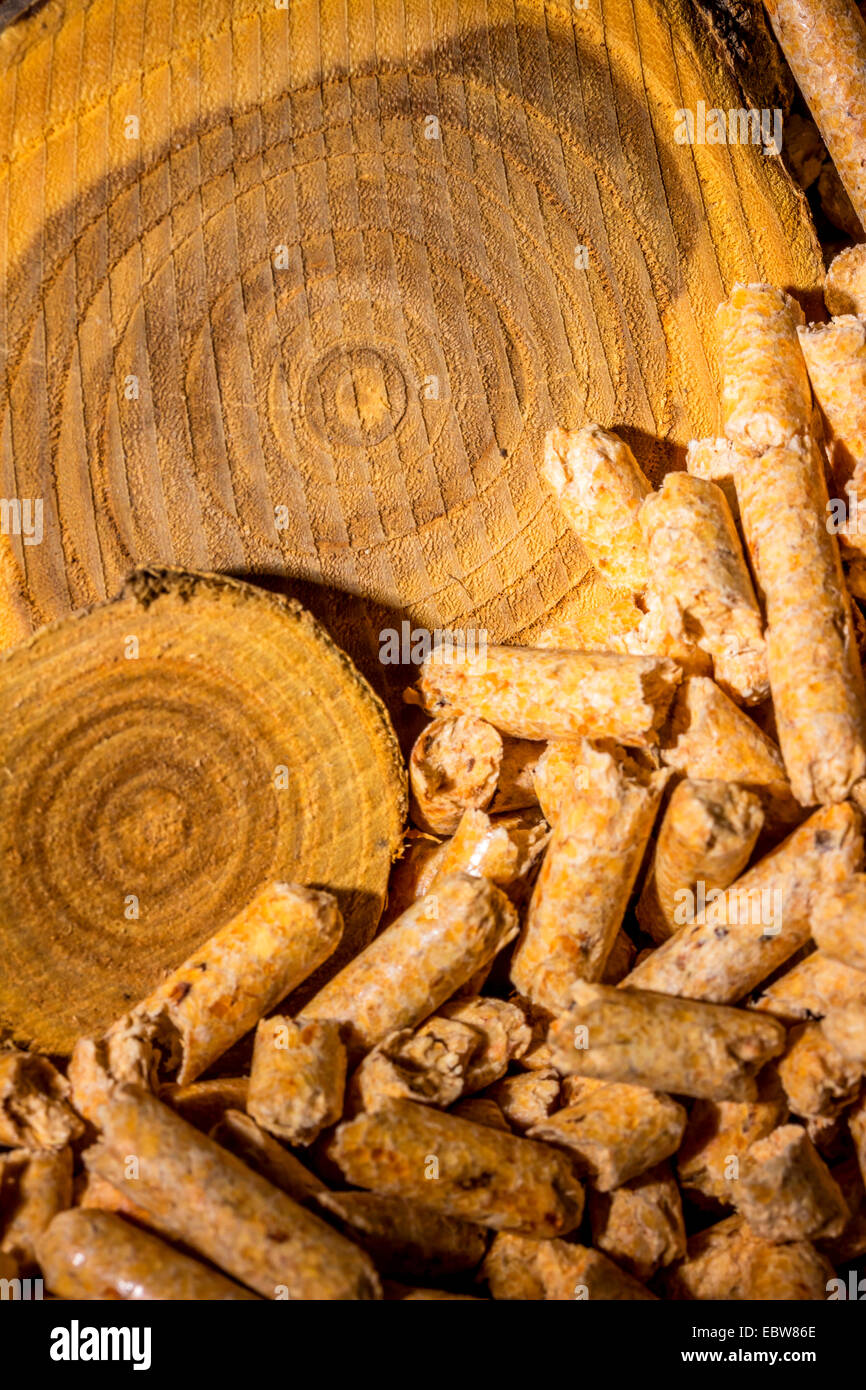 pellets for heating as an alternative energy source Stock Photo - Alamy