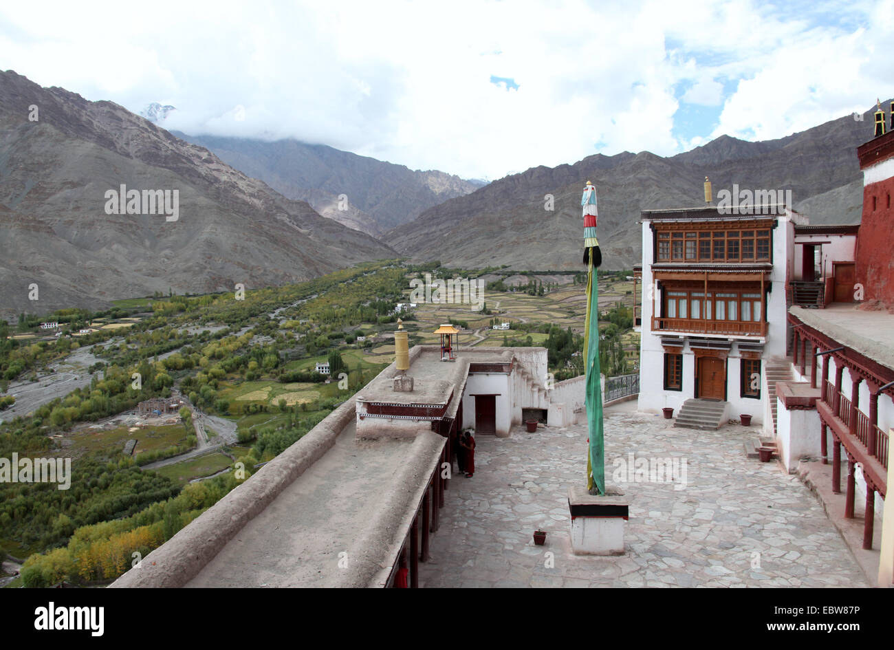 Matho Monastery on the southern banks of the Indus River in Ladakh ...