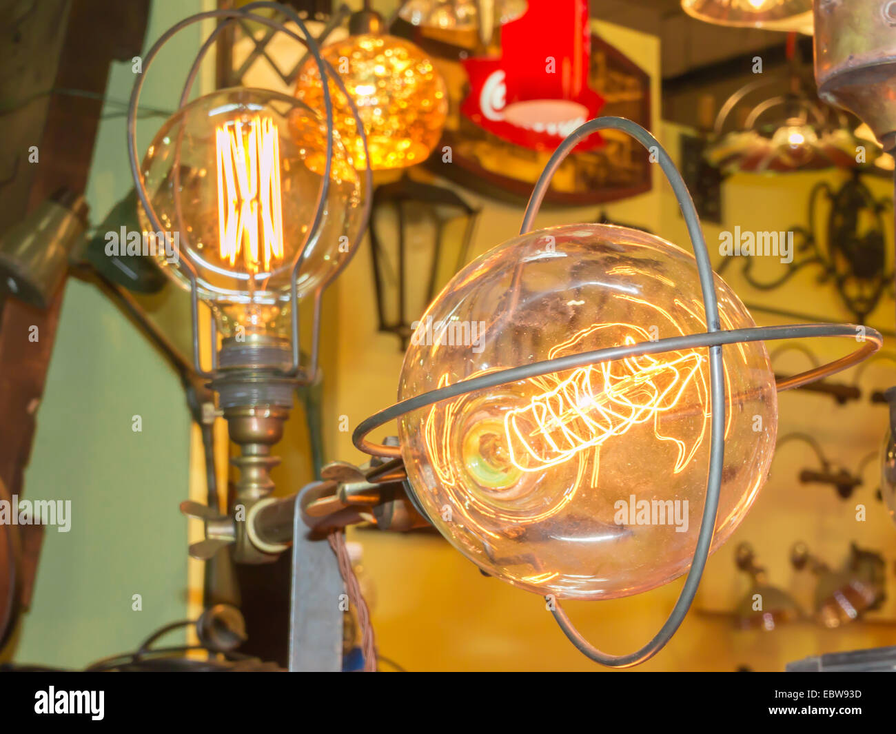 Light bulb filament hi-res stock photography and images - Alamy