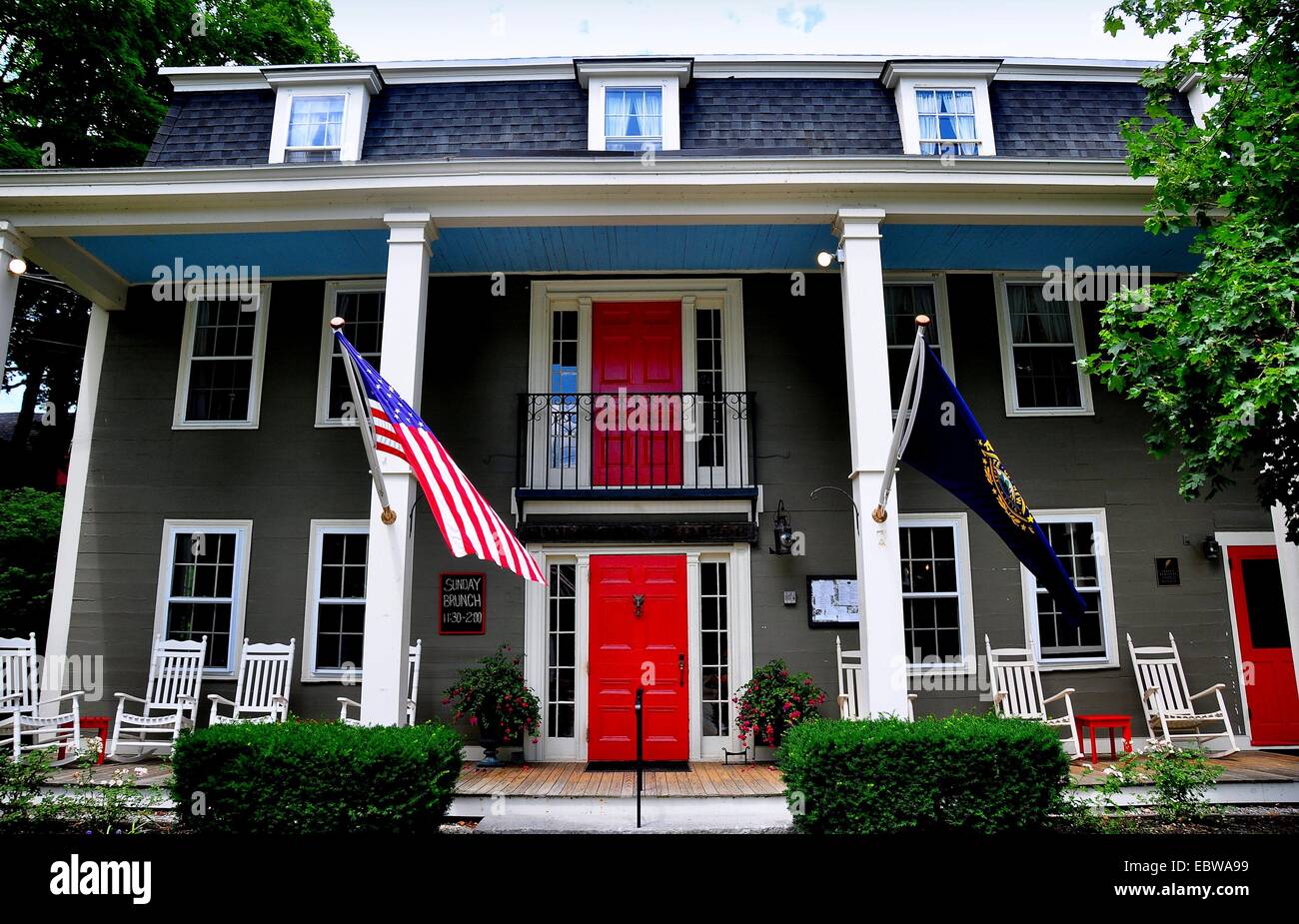HANCOCK, NEW HAMPSHIRE: The c. 1789 Hancock Inn * Stock Photo - Alamy