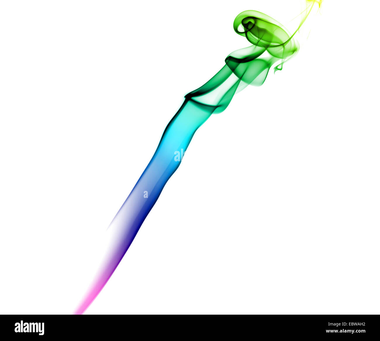 Abstract bright colored smoke on a white background Stock Photo - Alamy