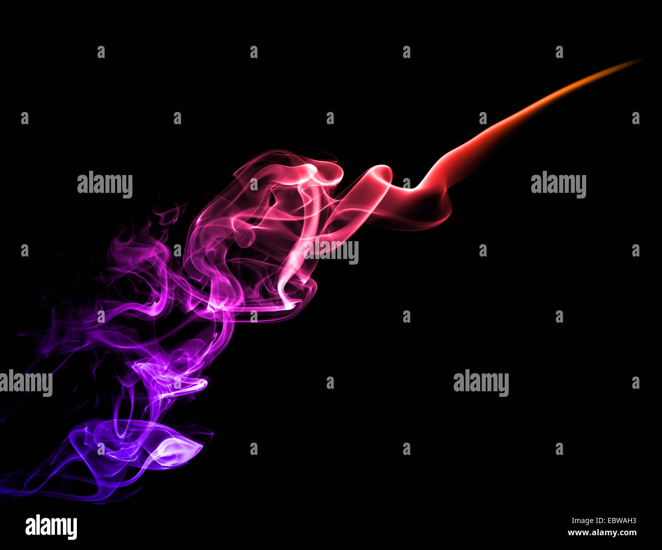 Abstract red and purple smoke on a dark background Stock Photo - Alamy