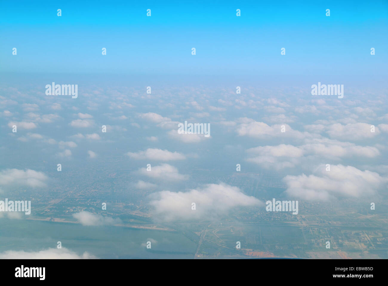 Heaven, sky and clouds. View from the above Stock Photo - Alamy