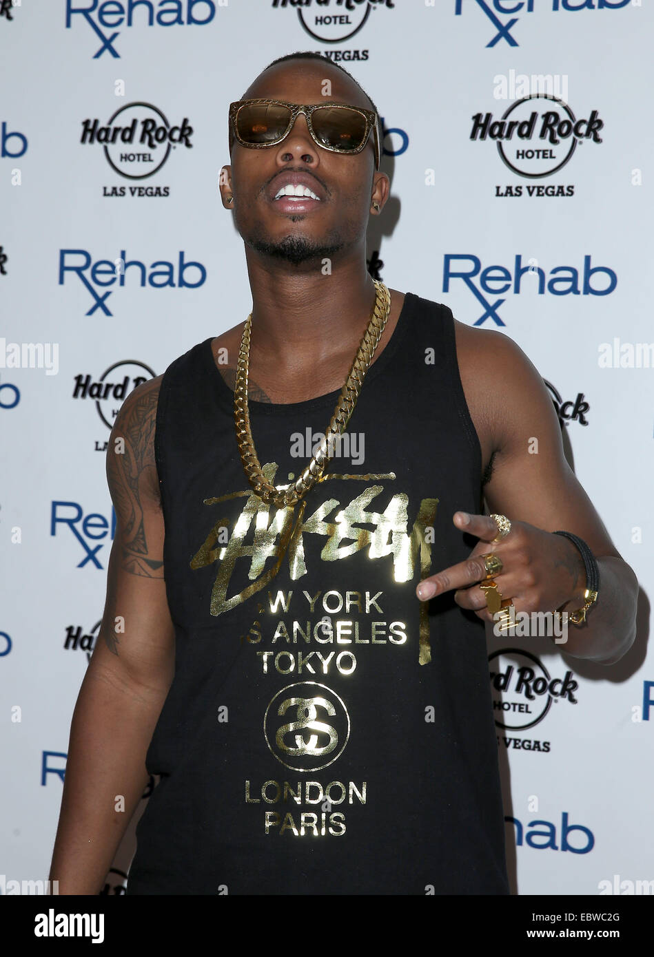 B.O.B. Performs at REHAB Inside Hard Rock Hotel & Casino Featuring: B.O ...
