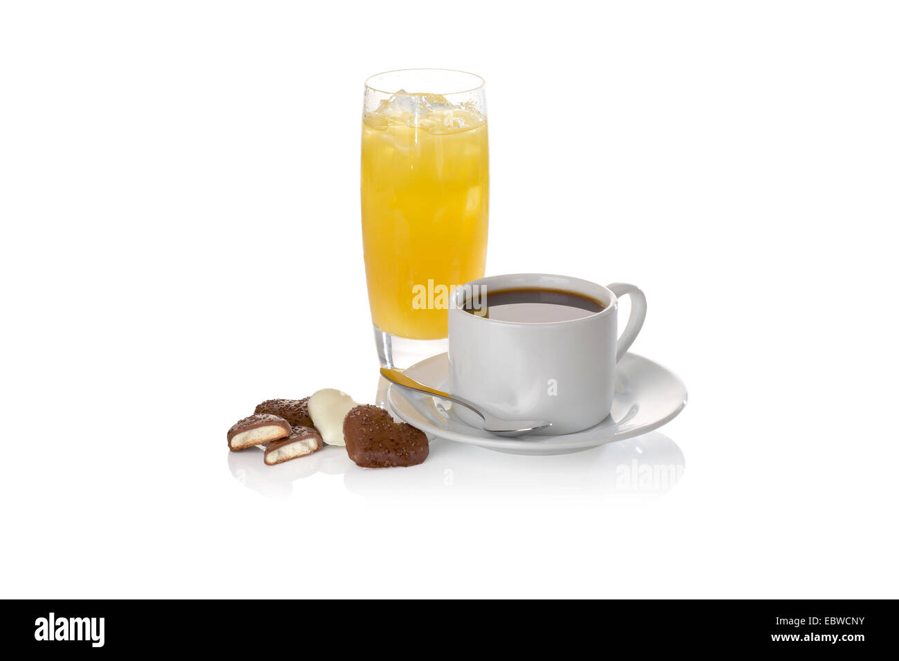 Drinks and snacks Stock Photo - Alamy