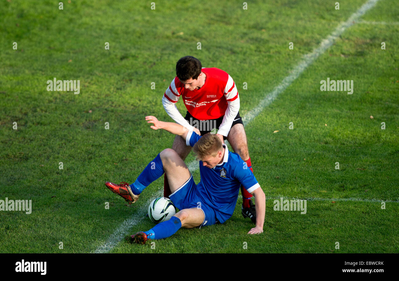 University sport., UK. Men`s football Stock Photo - Alamy
