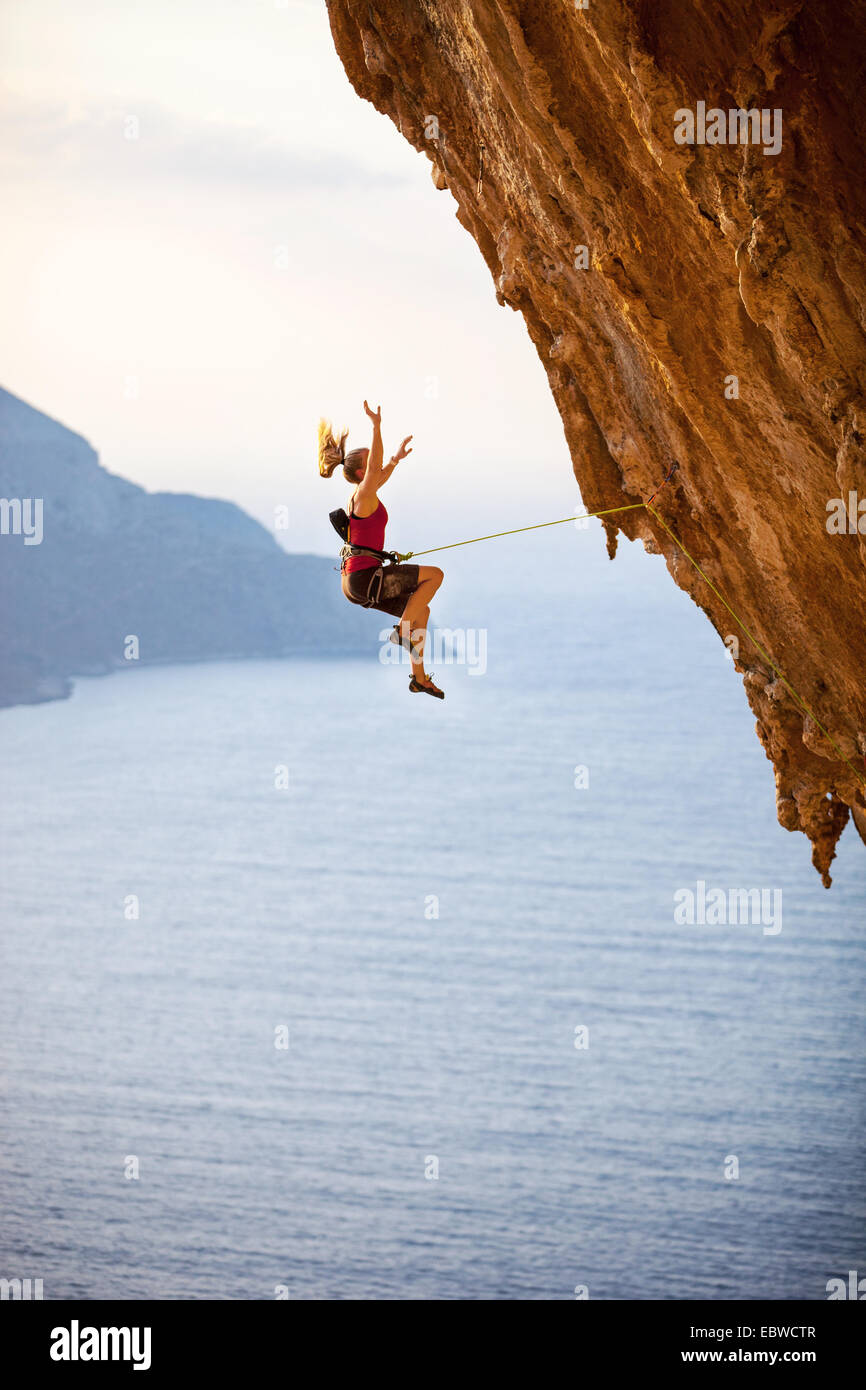 Person Almost Falling Off A Cliff