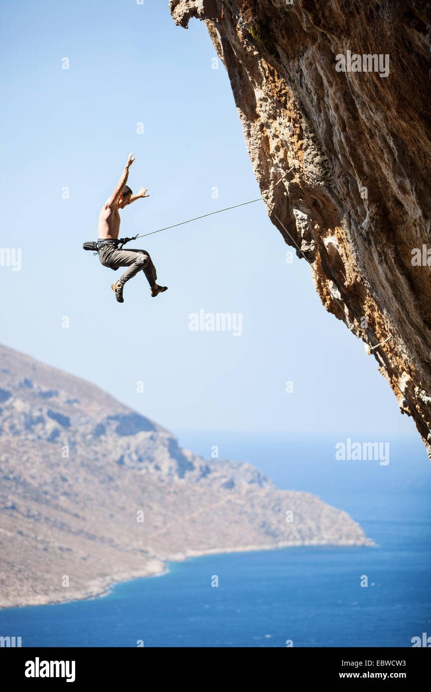 Person Falling From Cliff