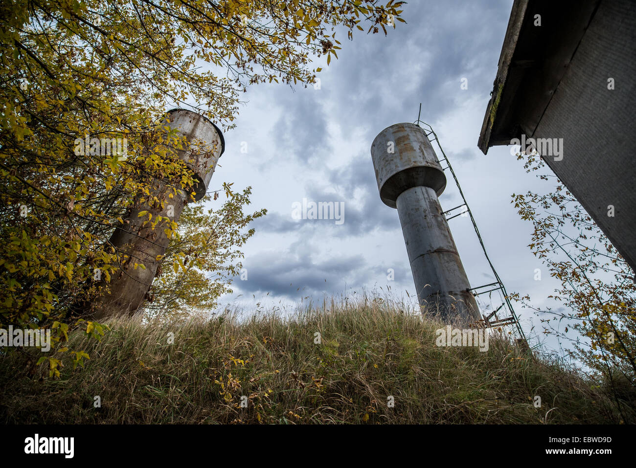 water tower in former radio-ecological laboratory (fish farm before ...
