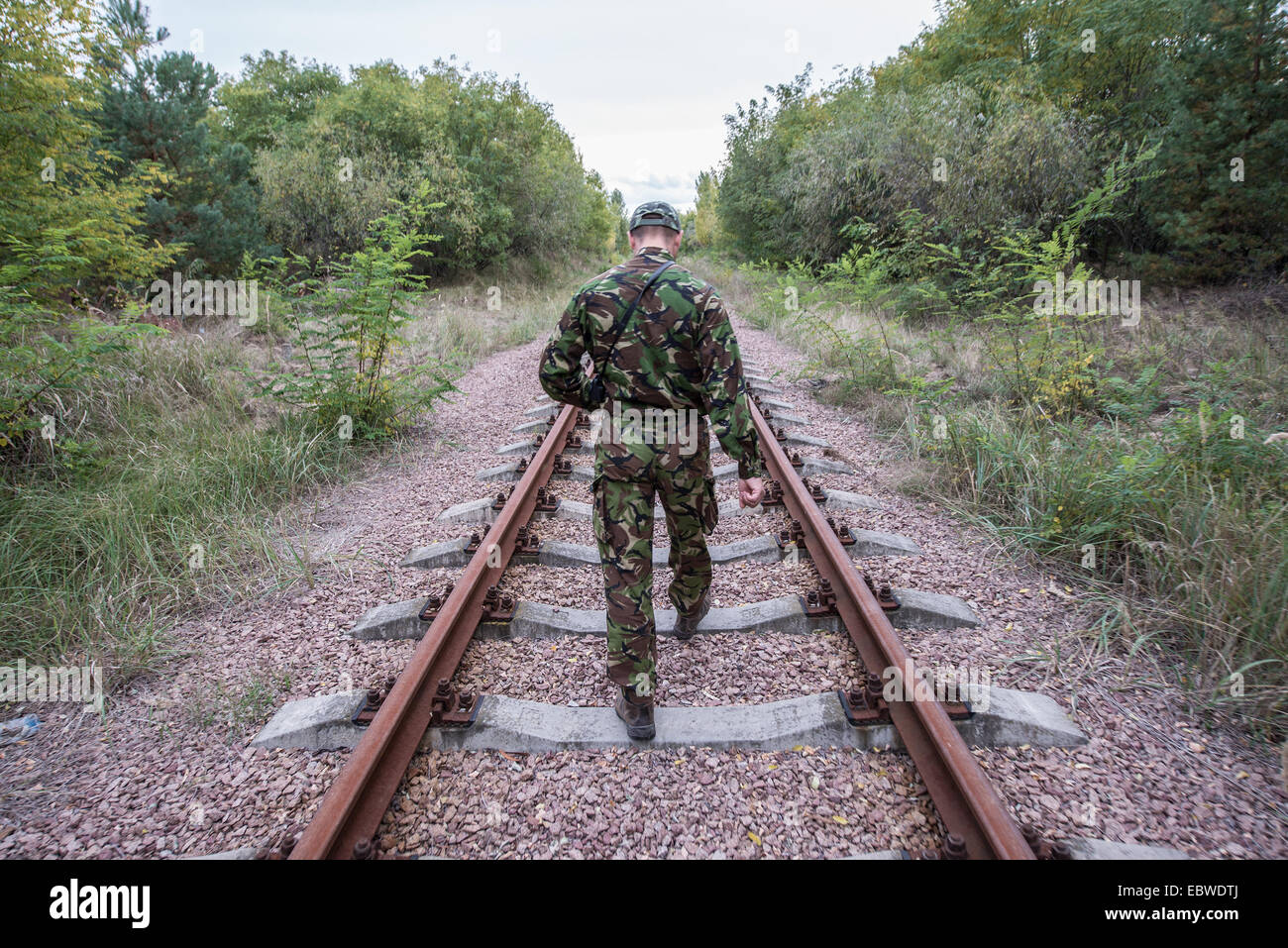 railway tracks near Chernobyl Nuclear Power Plant , Chernobyl Exclusion ...