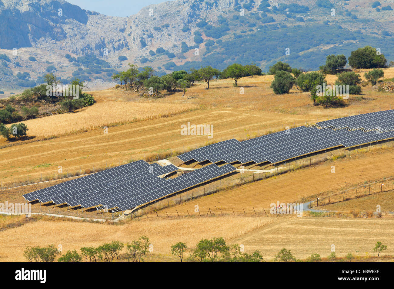 Solar panel in rural area hi-res stock photography and images - Alamy