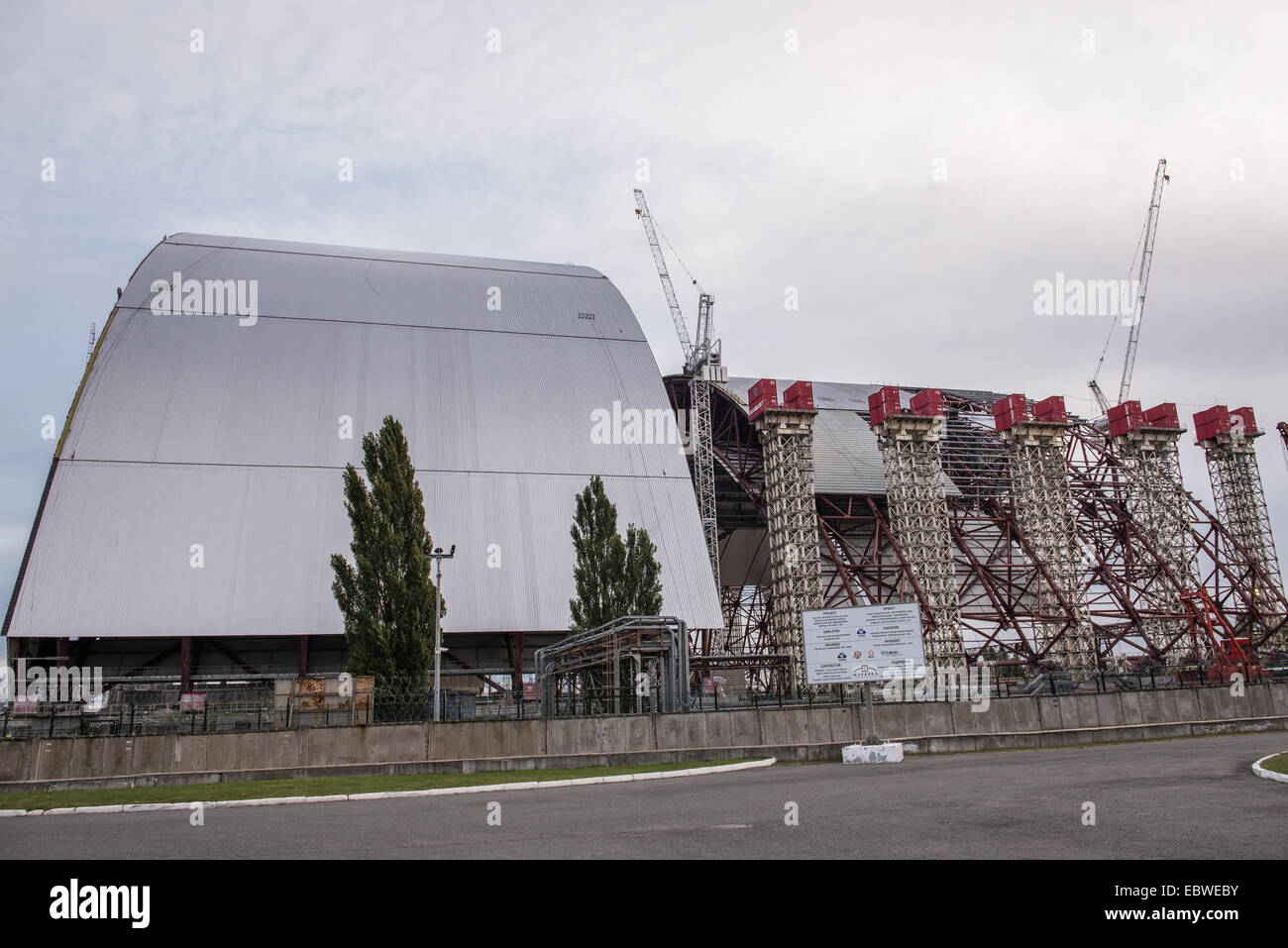 New Safe Confinement built to contain old sarcophagus of nuclear ...