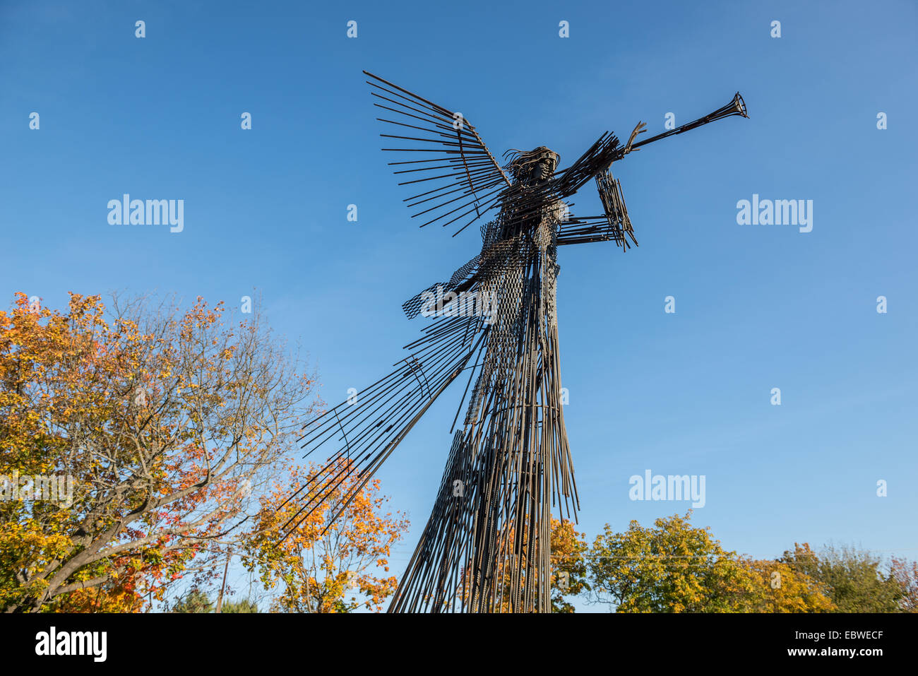 Trumpeting angel sculpture in Museums Complex called "Star Wormwood" in ...