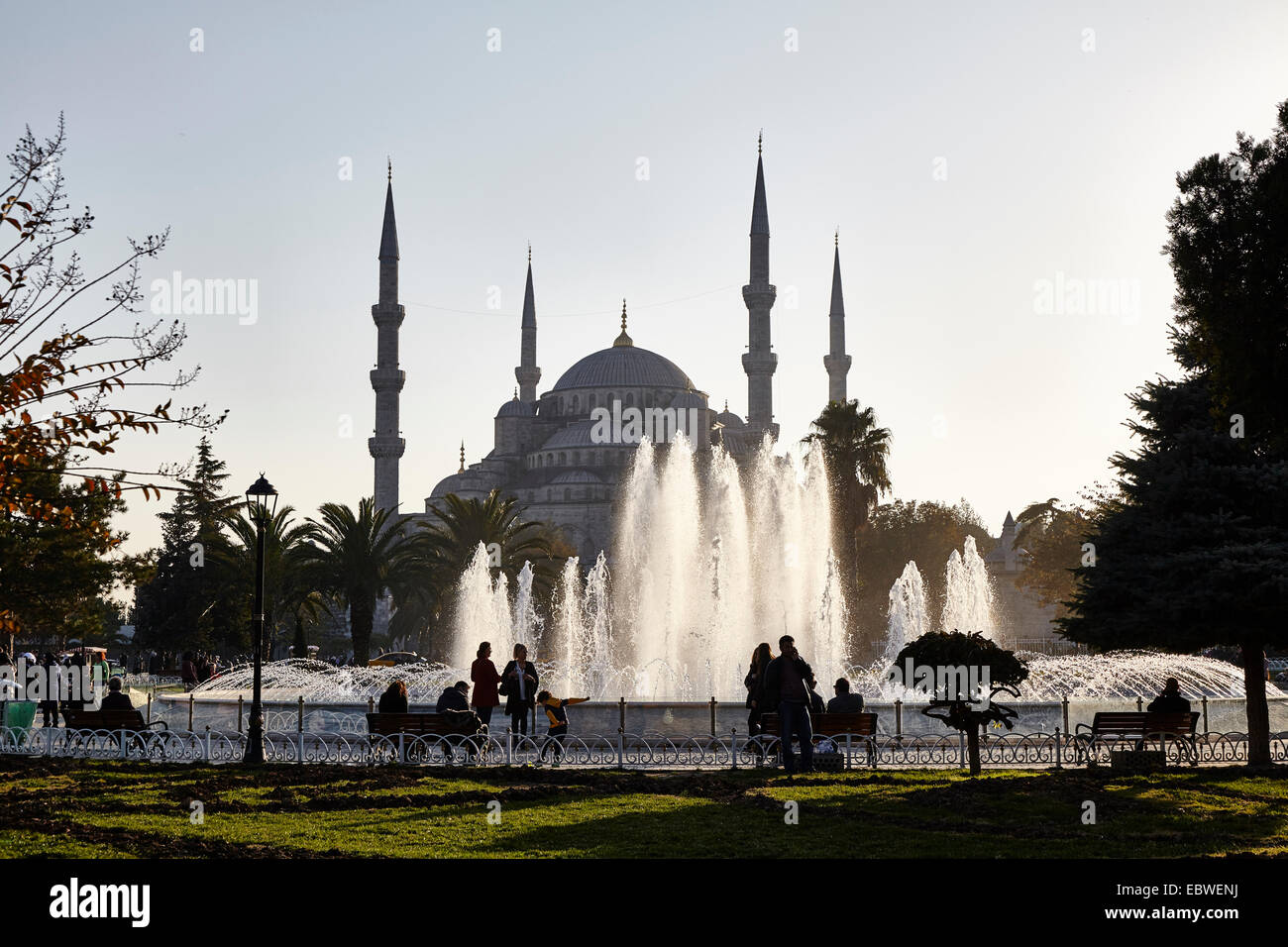 The Sultan Ahmed Mosque historic mosque in Istanbul Stock Photo - Alamy