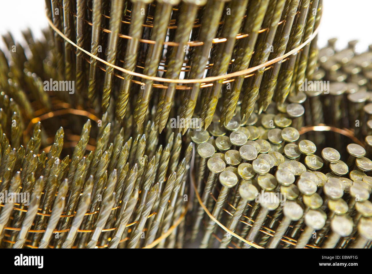 Coil nails hi-res stock photography and images - Alamy