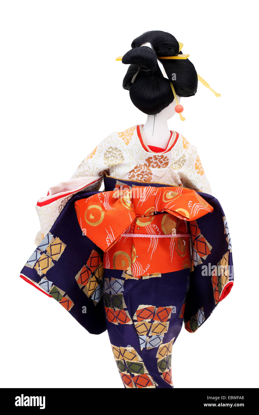Geisha japan and back view hi-res stock photography and images - Alamy