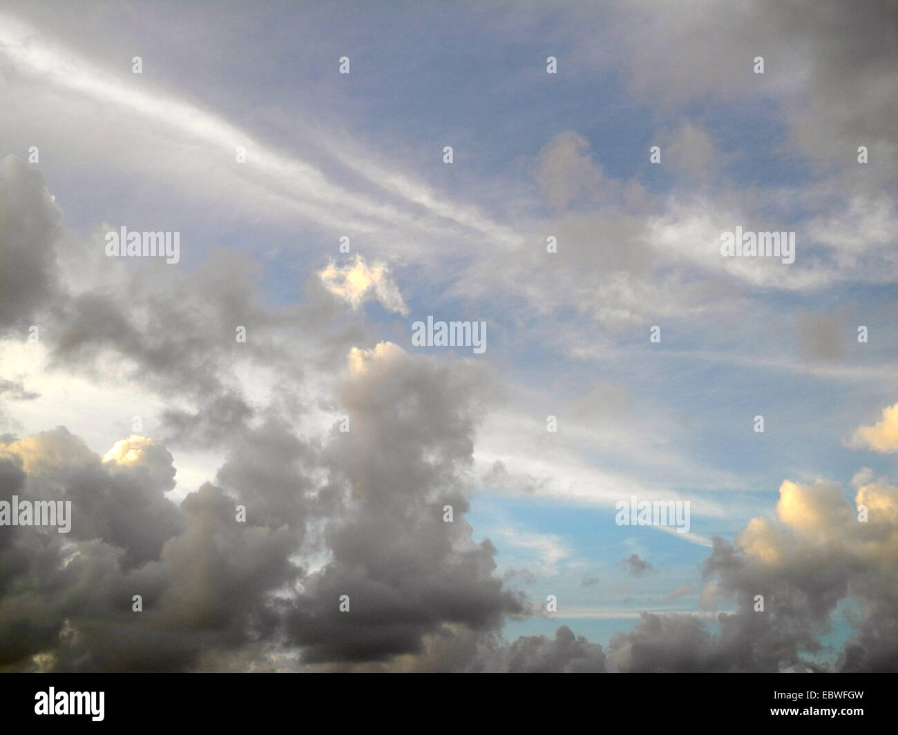 A Sky at Sunset The sun was setting in the Florida sky Stock Photo - Alamy