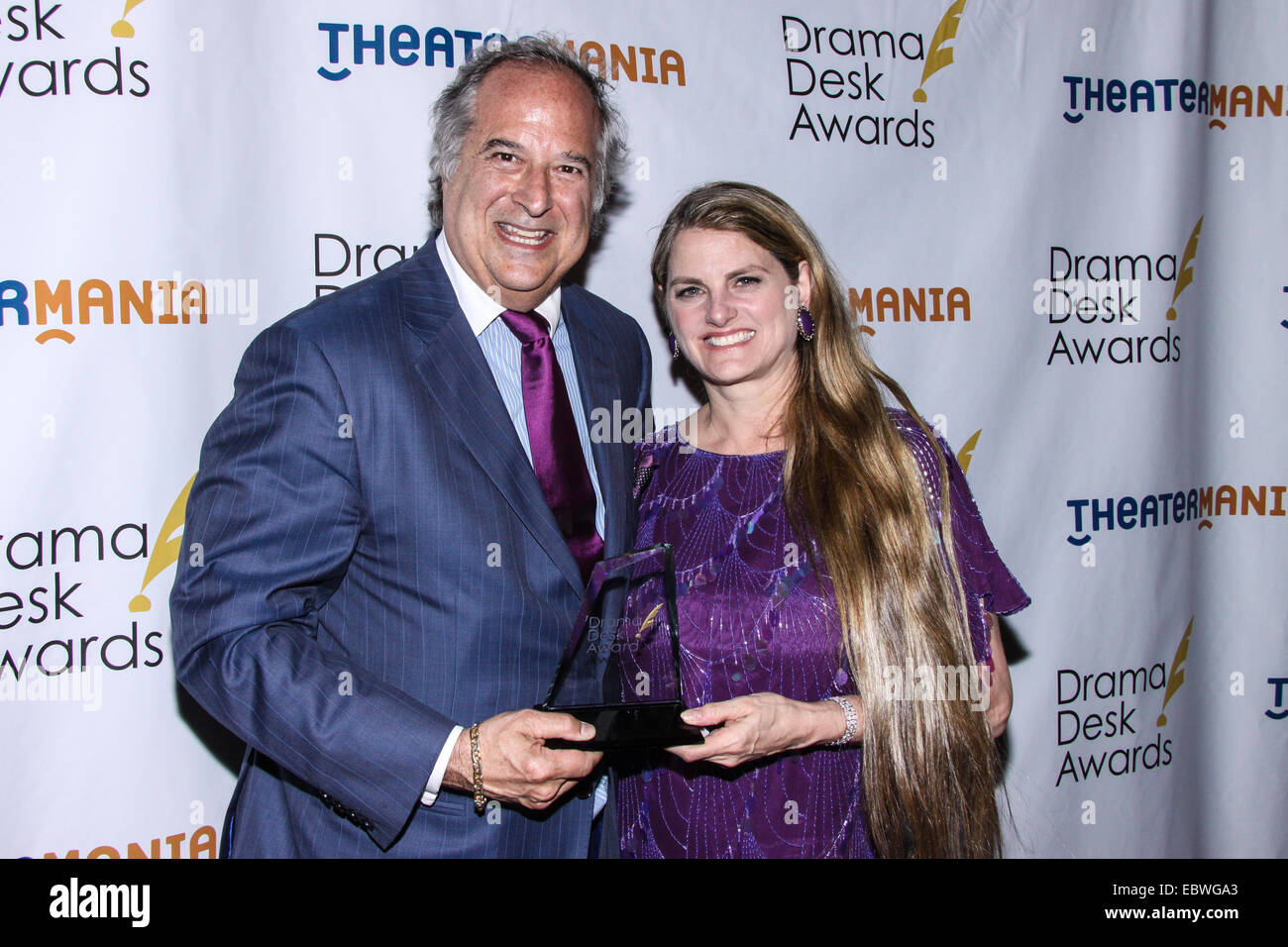2014 Drama Desk Awards held at The Town Hall - Press Room Featuring ...