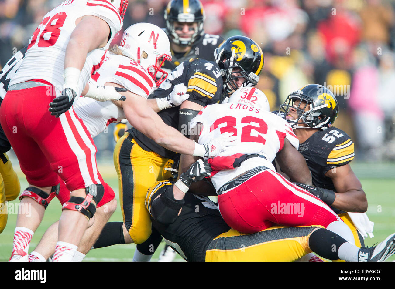 Iowa City, IA. USA. 28th Nov, 2014. DUPLICATE***Iowa Hawkeyes ...