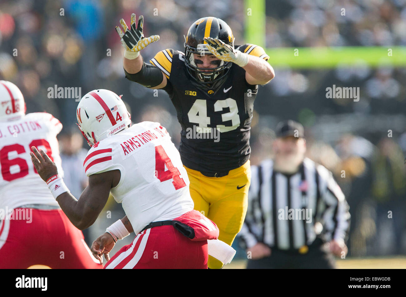 Iowa City, IA. USA. 28th Nov, 2014. DUPLICATE***Iowa Hawkeyes ...