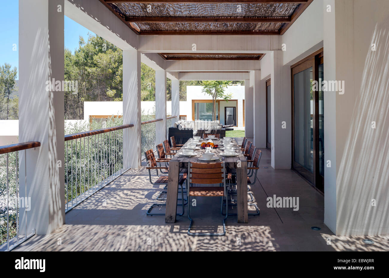 Ibiza view from sun terrace hi-res stock photography and images - Alamy