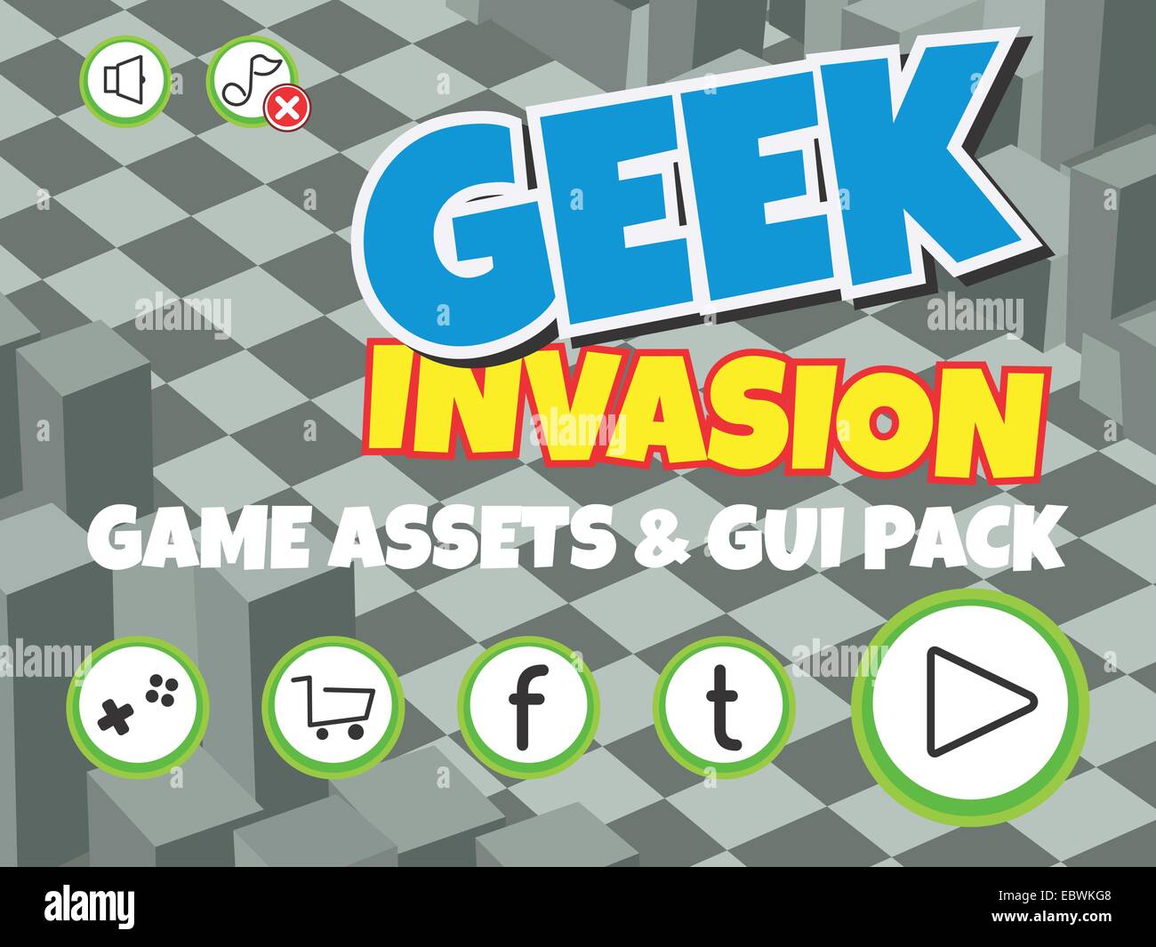 cartoon theme game asset Stock Vector Image & Art - Alamy