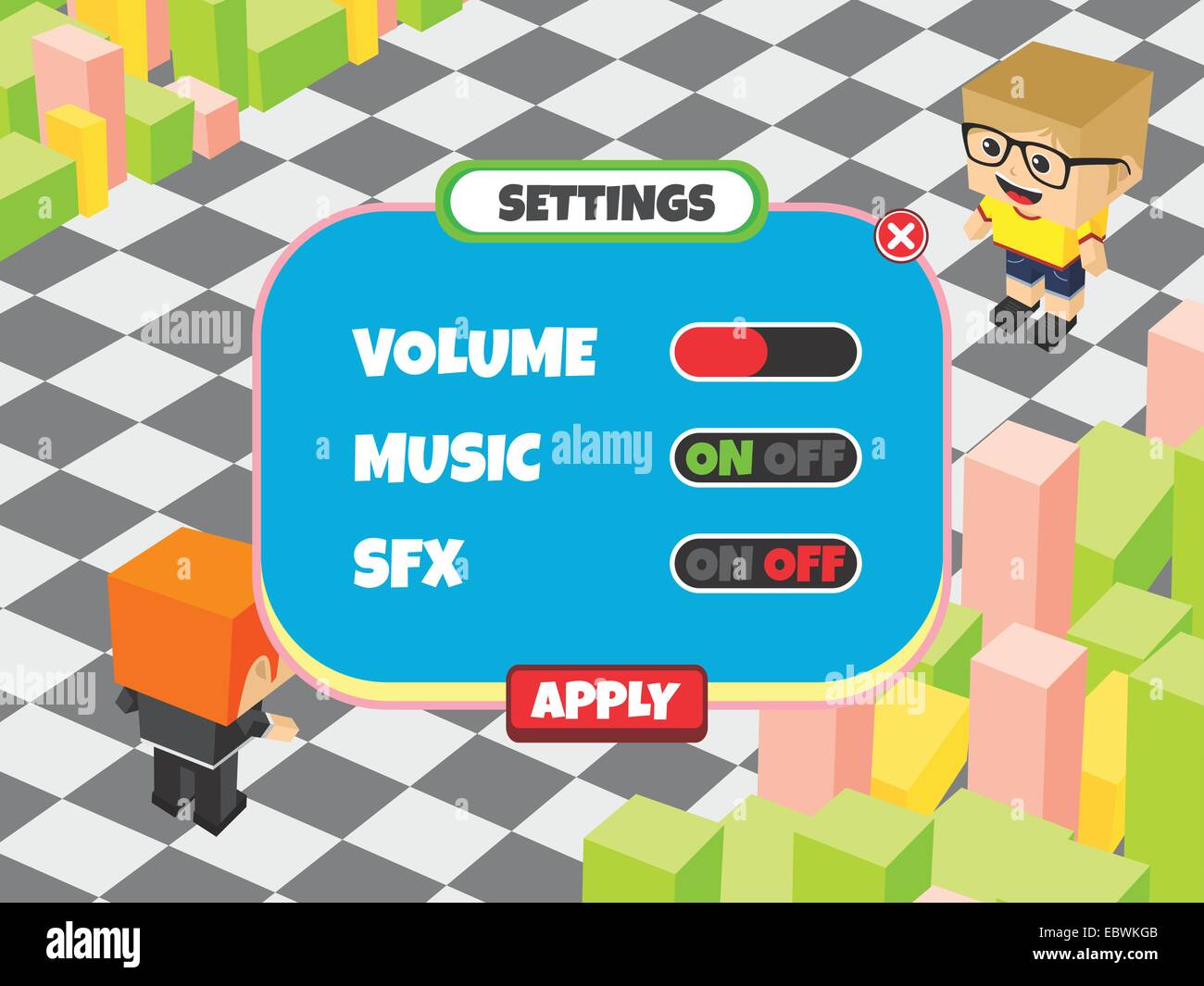 cartoon theme game asset Stock Vector Image & Art - Alamy