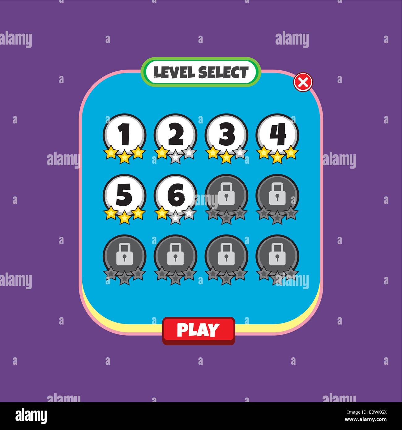 cartoon theme game asset Stock Vector Image & Art - Alamy