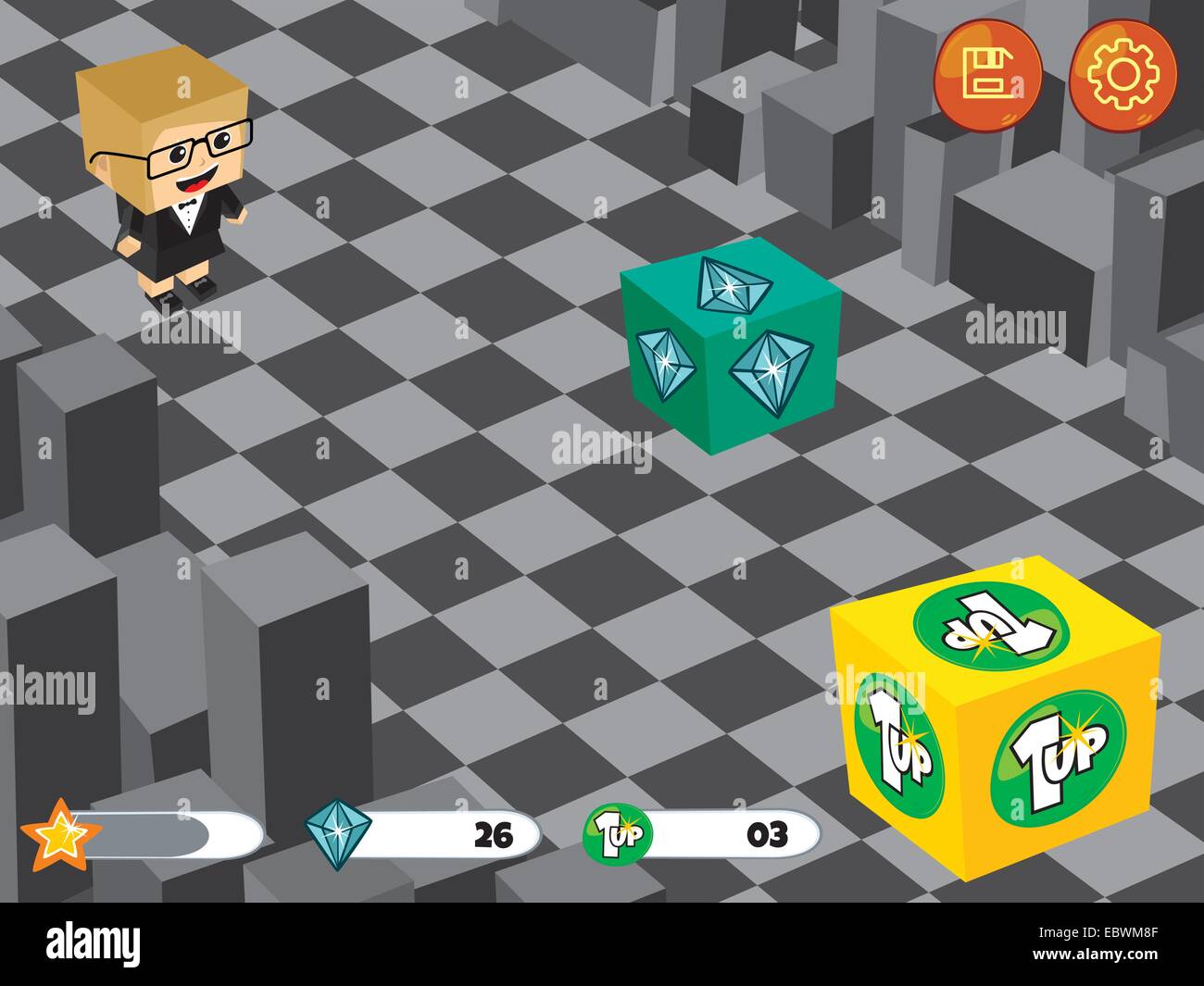 cartoon theme game asset Stock Vector Image & Art - Alamy