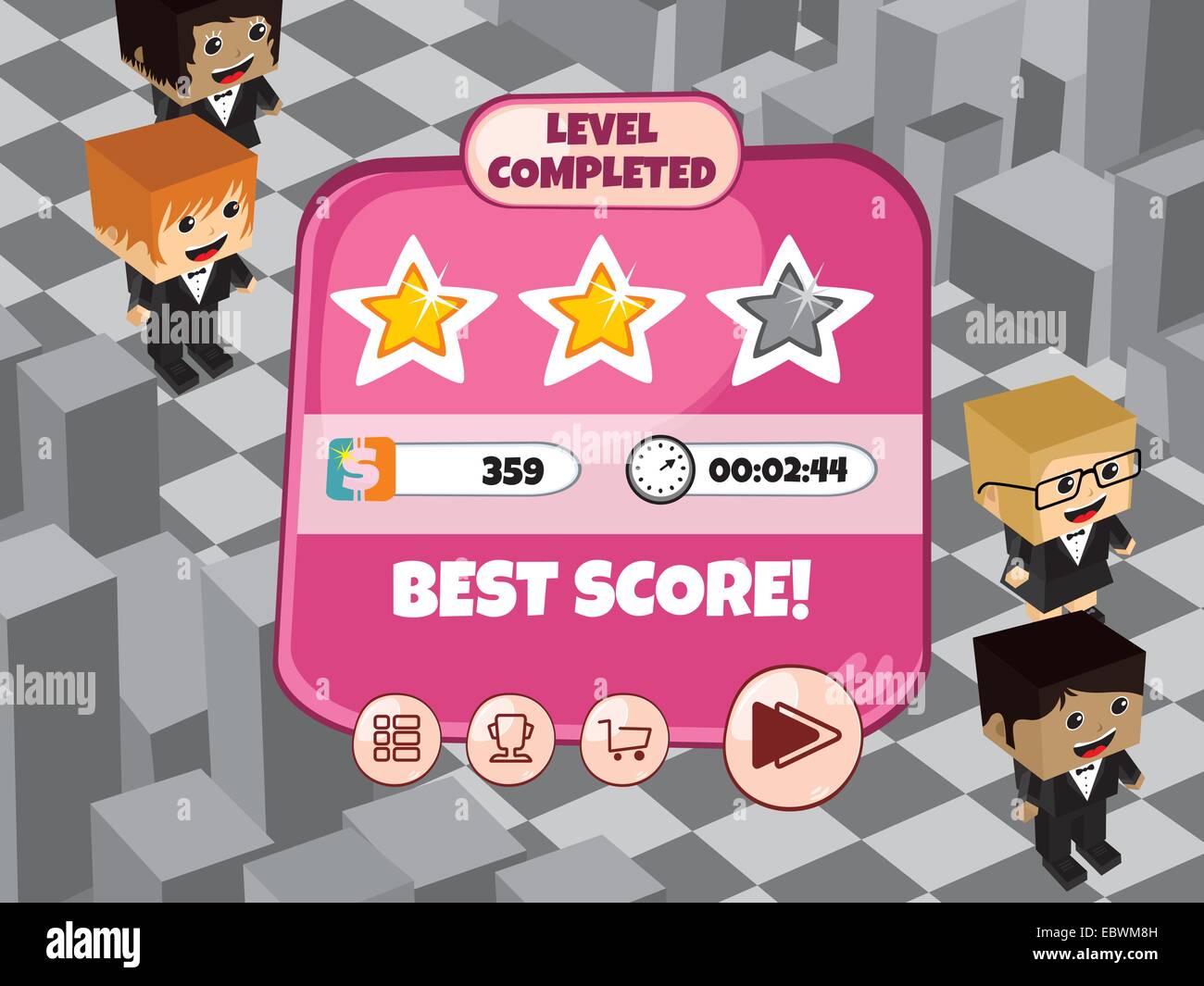 cartoon theme game asset Stock Vector Image & Art - Alamy