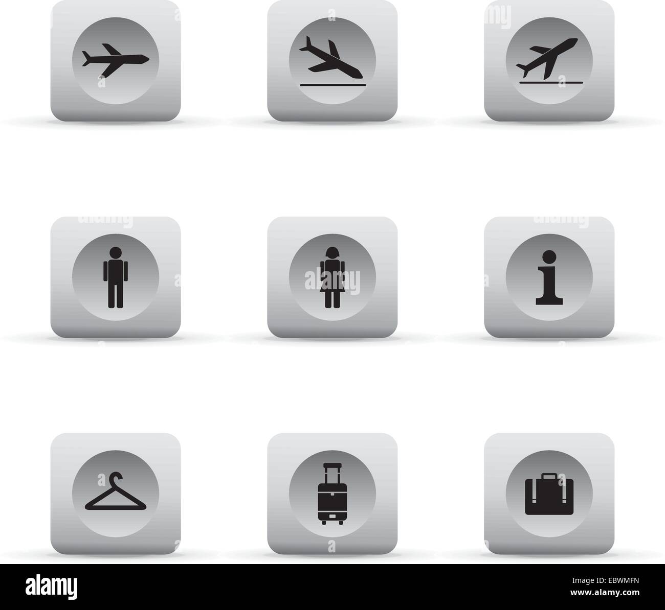 icon button theme Stock Vector Image & Art - Alamy