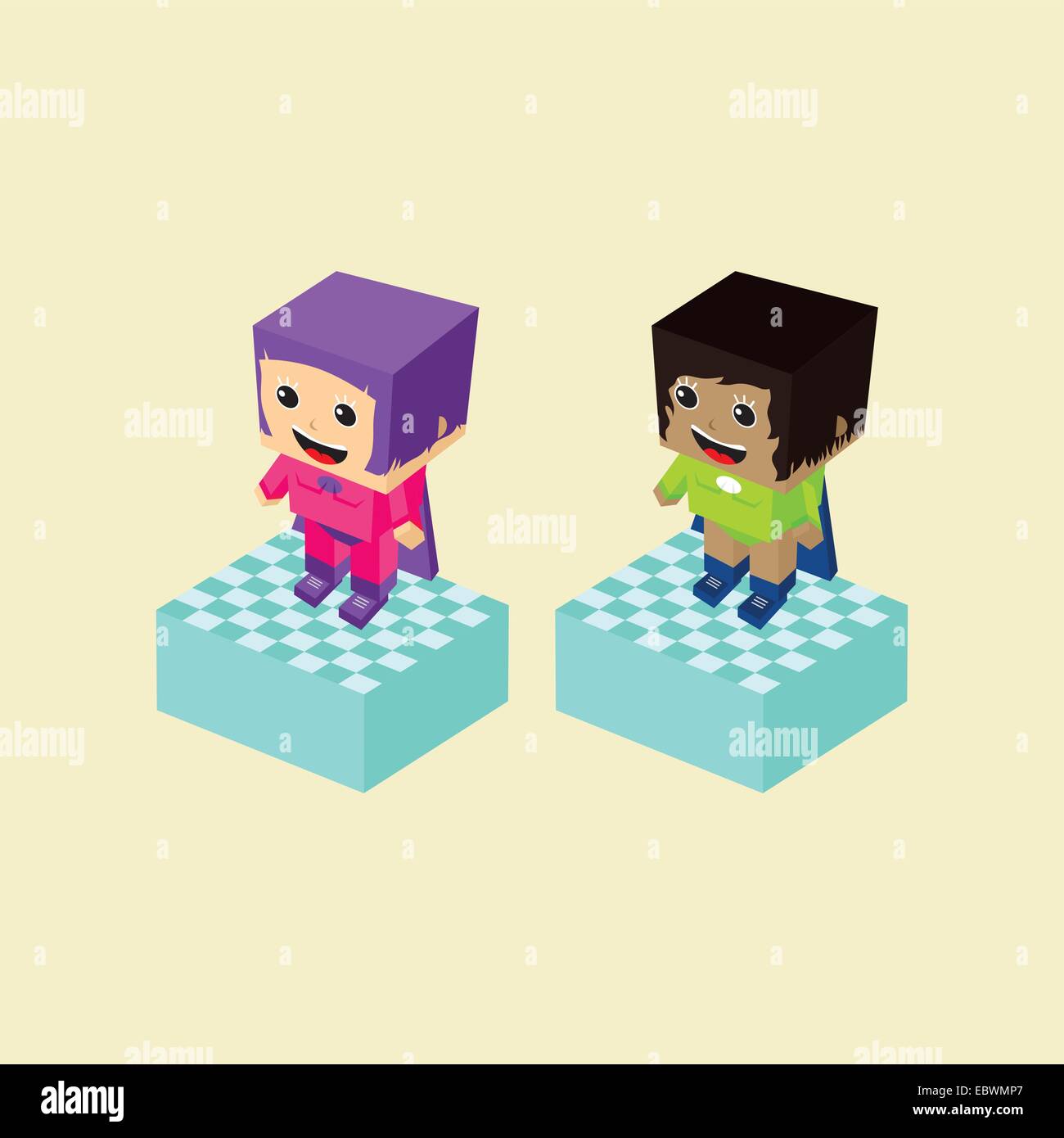 cartoon character art Stock Vector Image & Art - Alamy